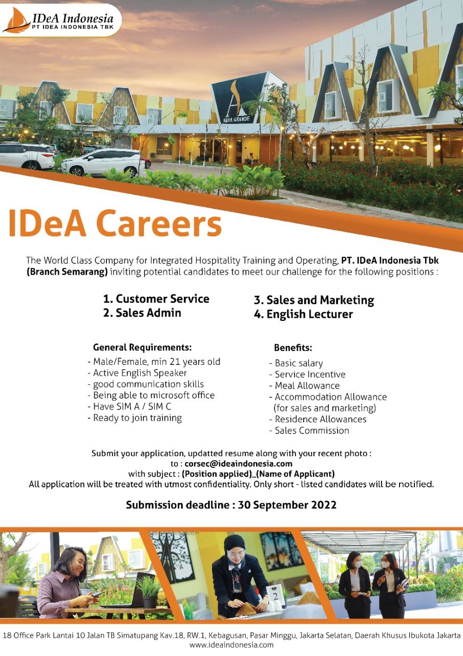 Karir - IDeA Indonesia
